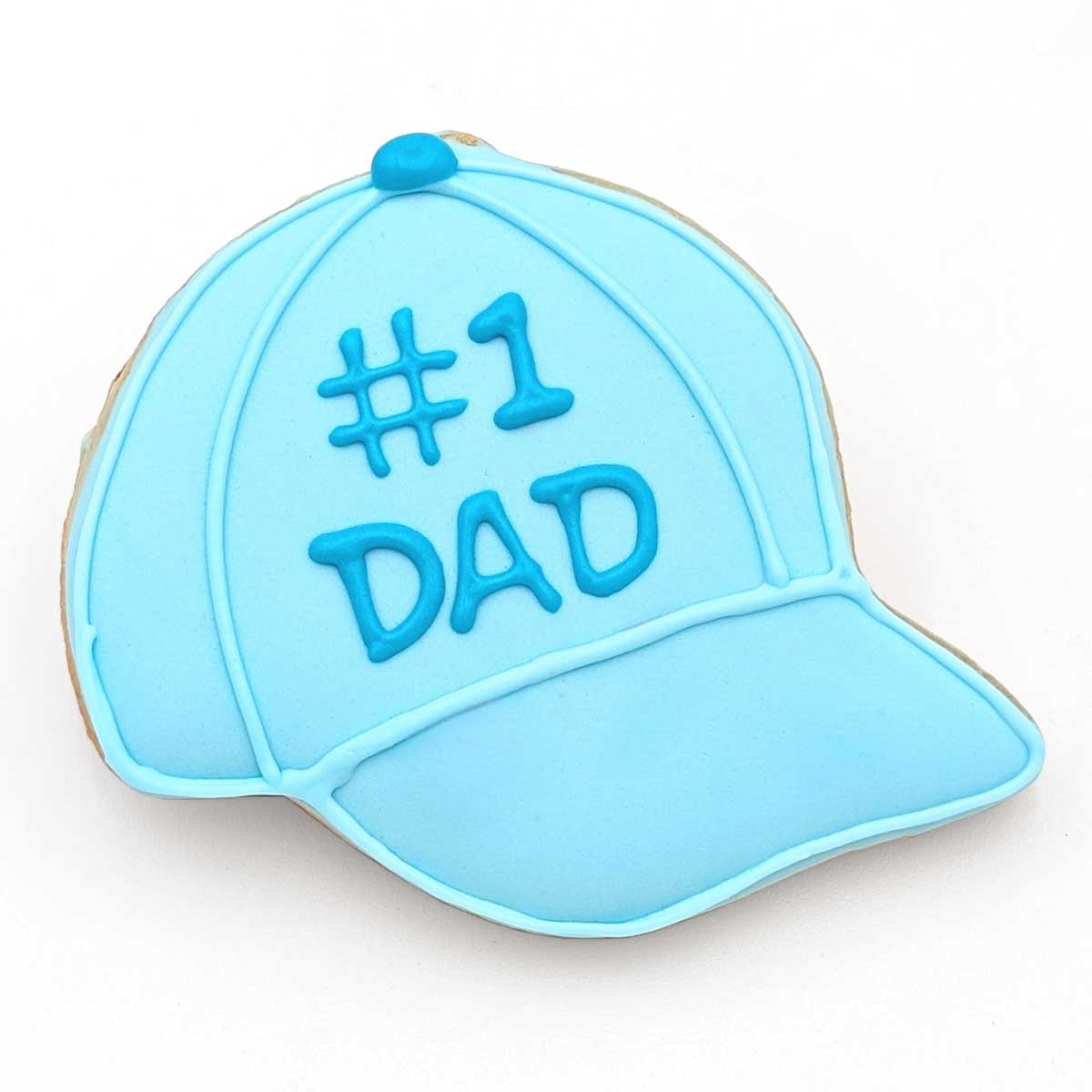 Baseball Cap Cookie - #1 Dad – Deerfields Bakery