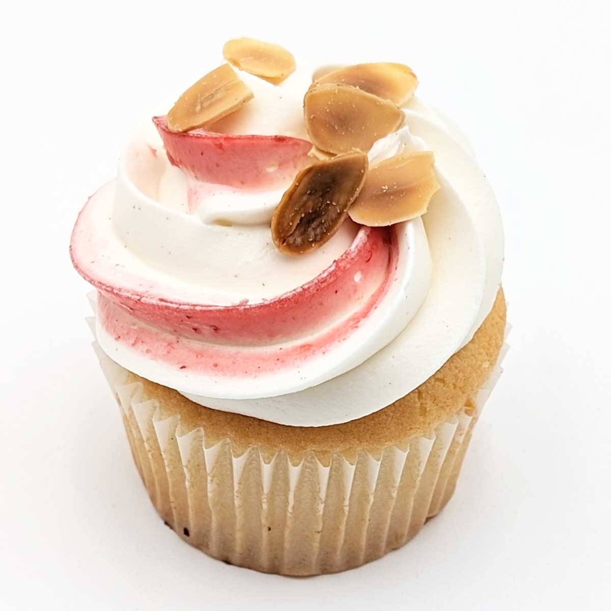 Almond Raspberry Gourmet Cupcake – Deerfields Bakery