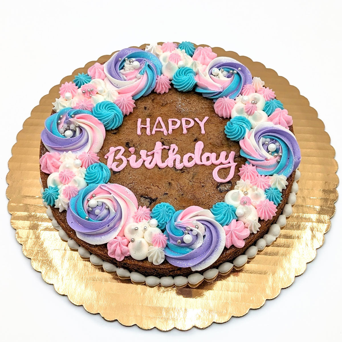 Cookie Cake - Pastel Swirls – Deerfields Bakery