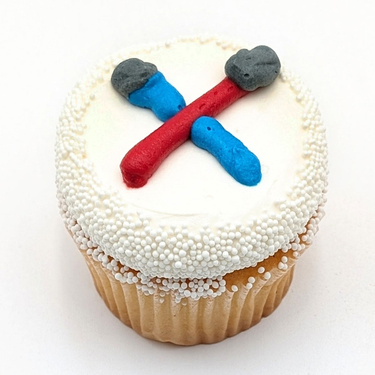 Crossed Lightsaber Medium Cupcake – Deerfields Bakery