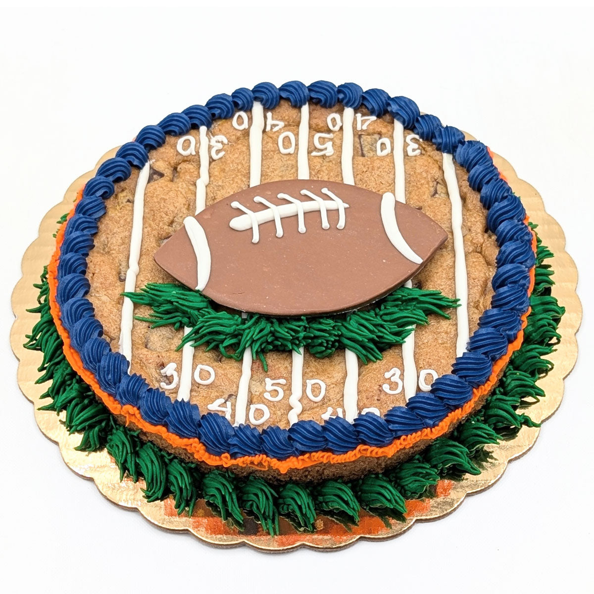 Cookie Cake - Simple Football – Deerfields Bakery
