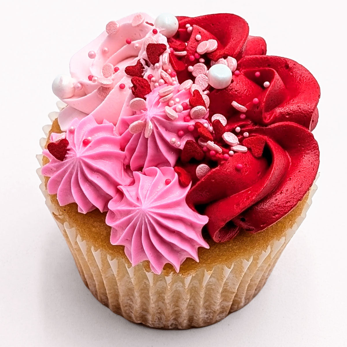 Large Cupcake: Fancy Valentine's Day – Deerfields Bakery