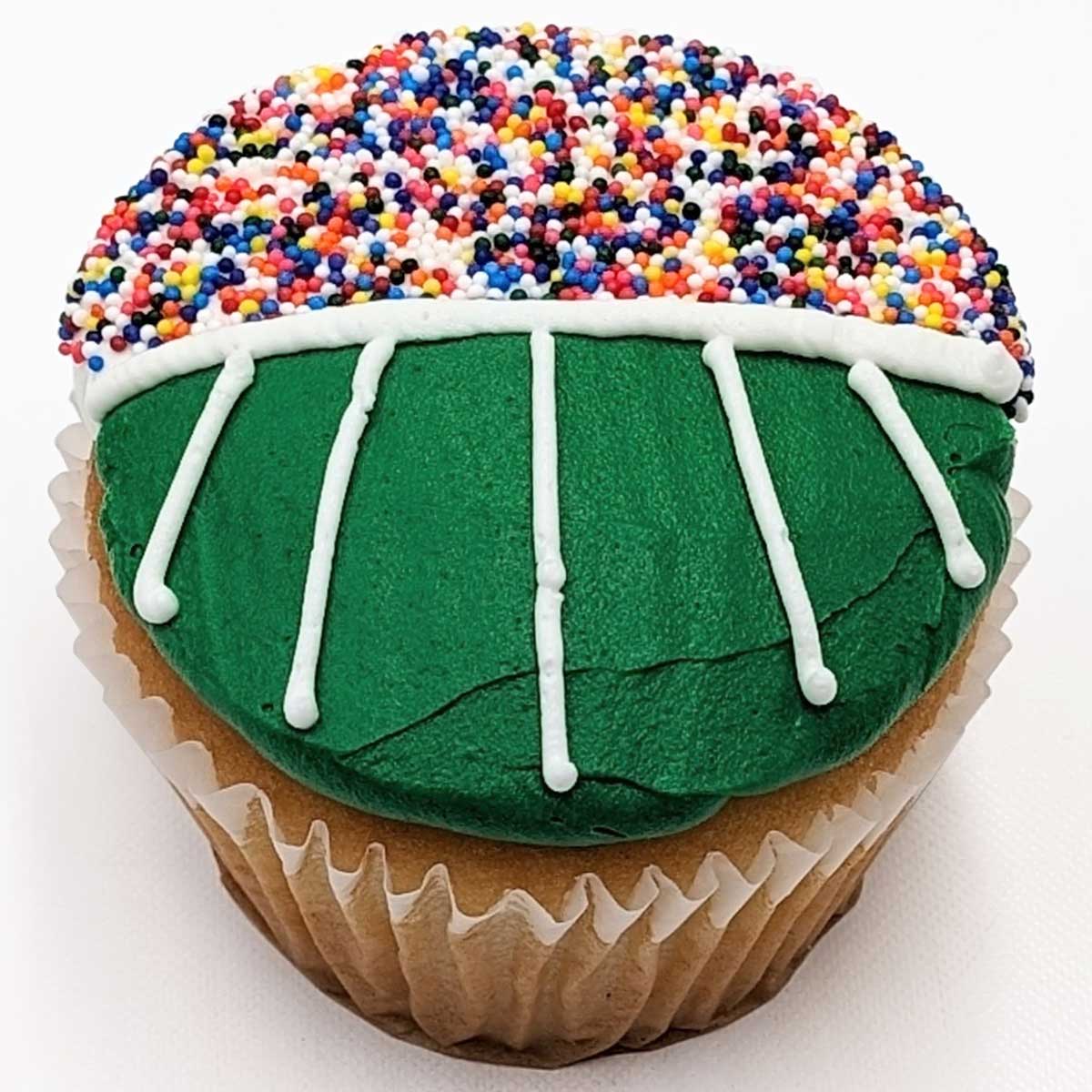 Large Cupcake: Football Stadium – Deerfields Bakery