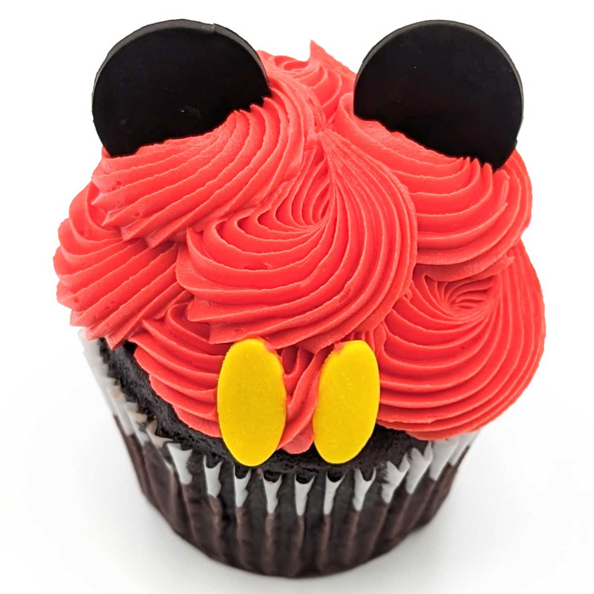 Large Cupcake: Mickey Ears – Deerfields Bakery