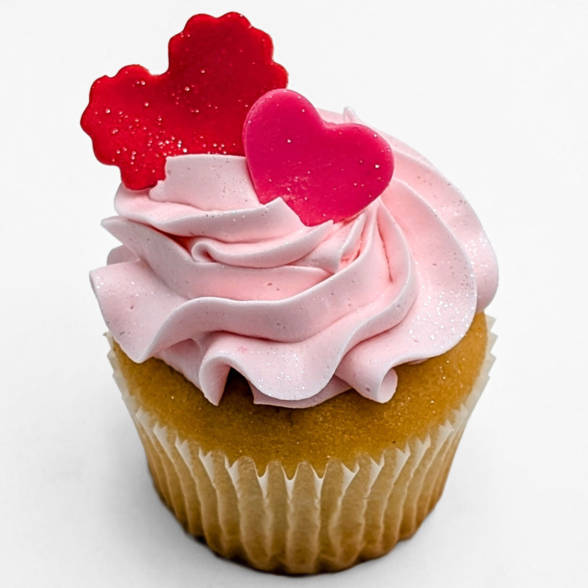 Double Heart Medium Cupcake – Deerfields Bakery