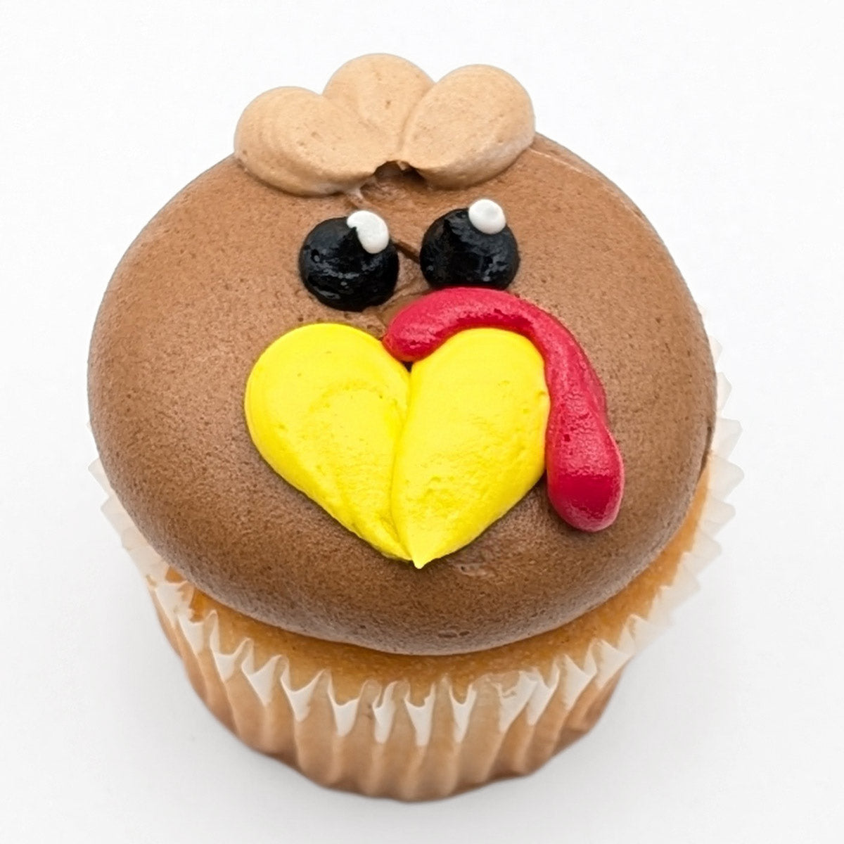 Medium Cupcake: Turkey Face – Deerfields Bakery
