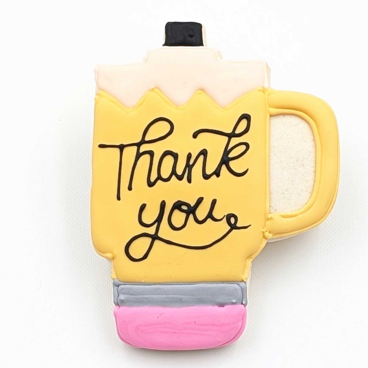 Pencil Tumbler Cookie – Deerfields Bakery