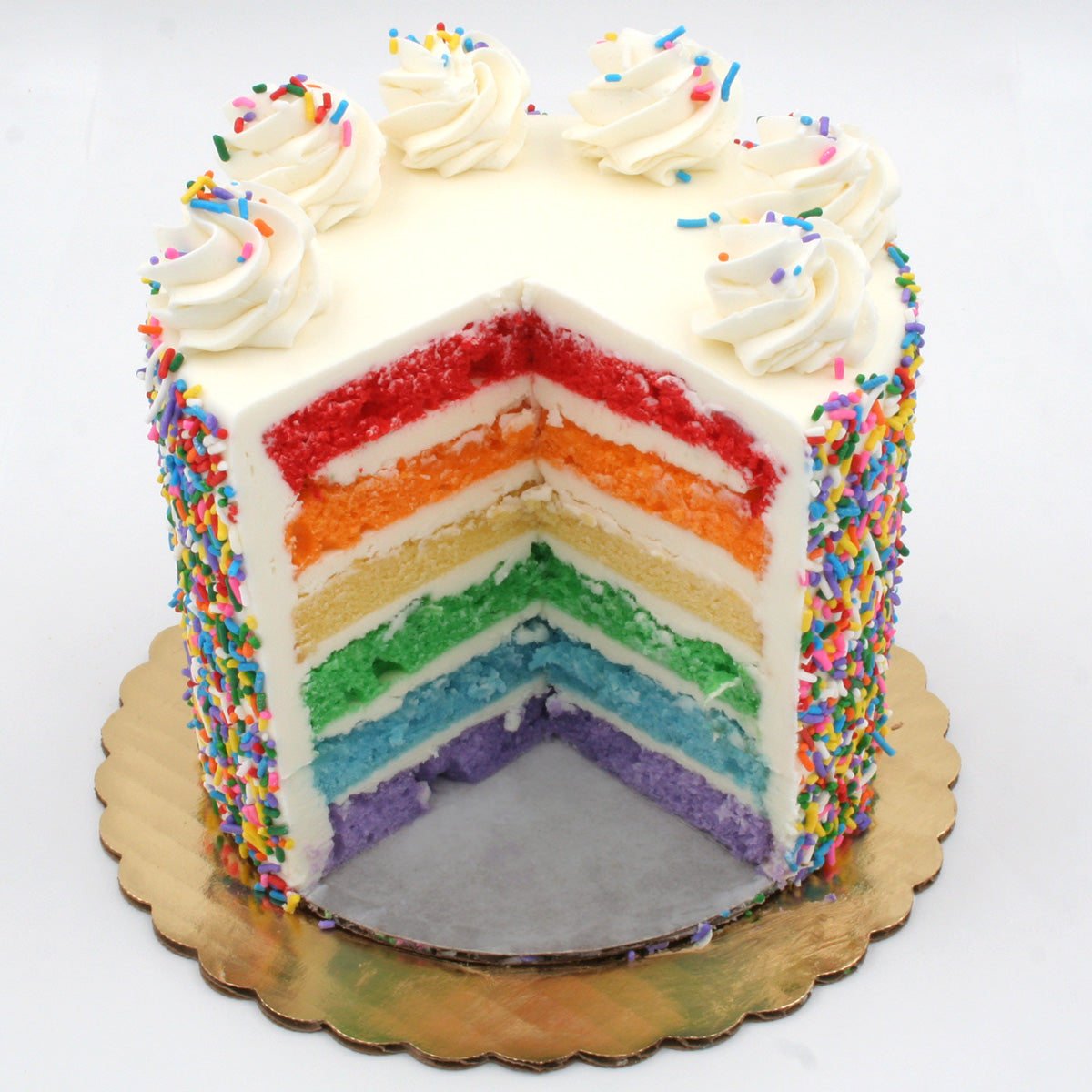 Rainbow Layer Cake – Deerfields Bakery