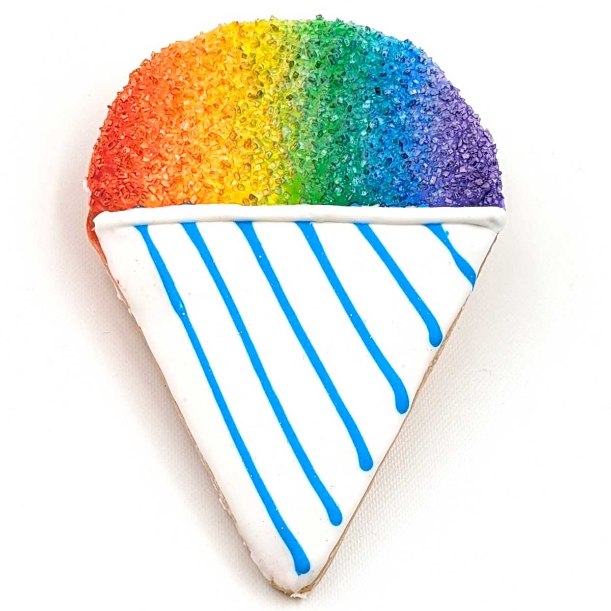 Rainbow Snow Cone Cookie – Deerfields Bakery