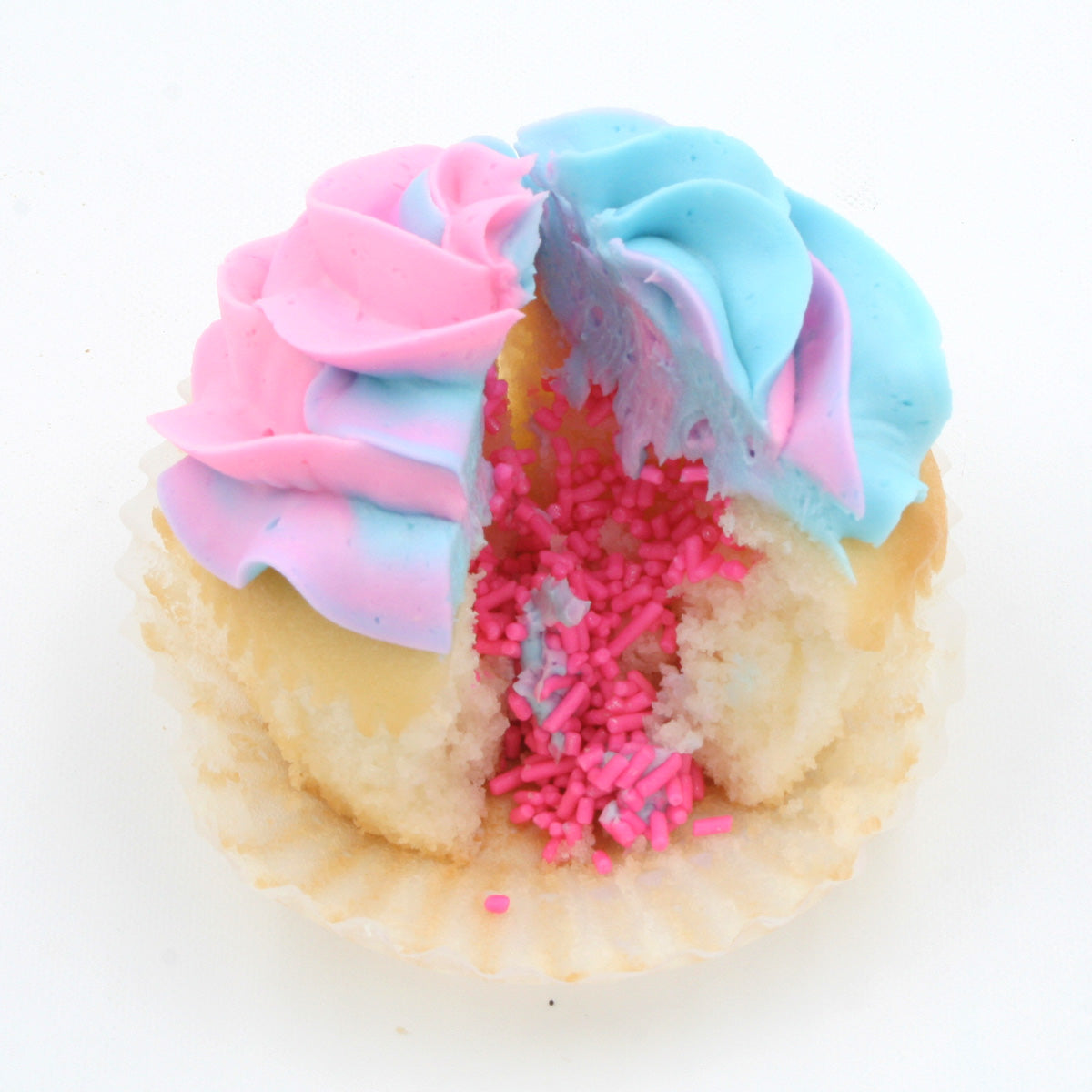 Gender Reveal Medium Cupcake - Swirl – Deerfields Bakery