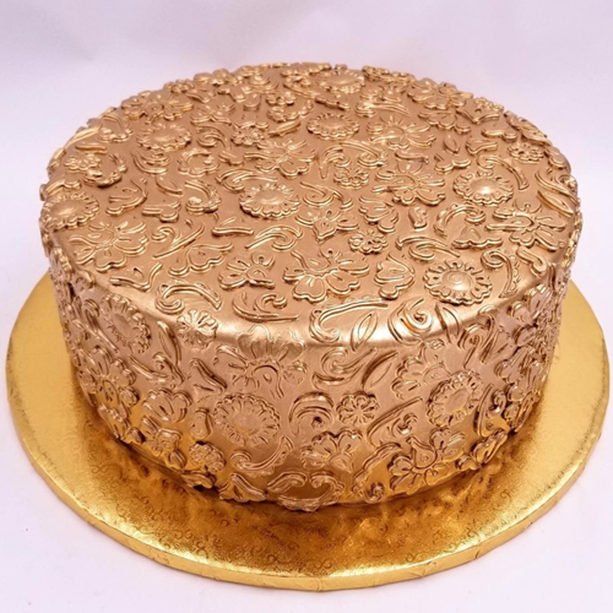 Gold Floral Local Deerfield's Bakery Bridal Shower metallic bridal shower Wedding anniversary ...