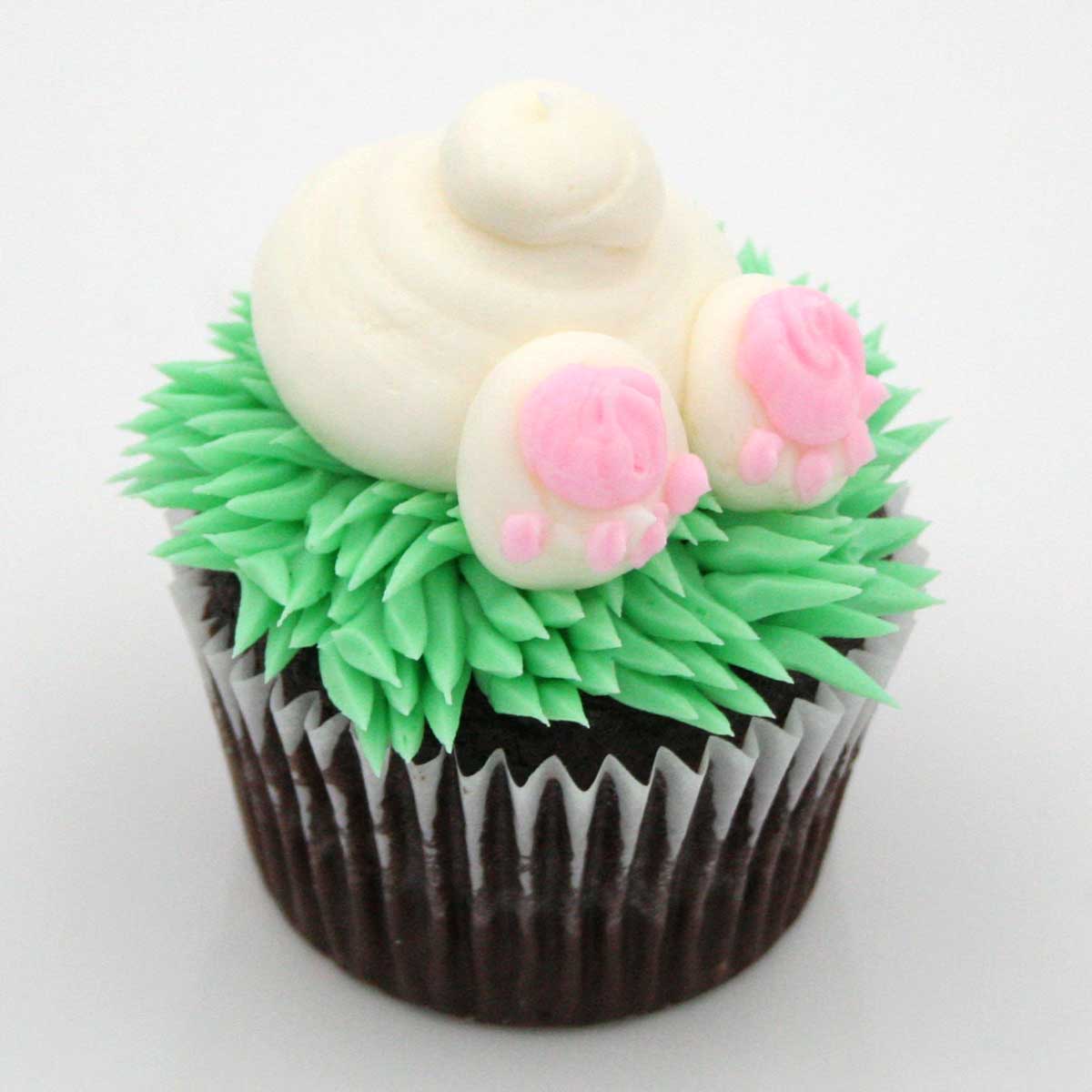 Bunny Bottom Medium Cupcake – Deerfields Bakery