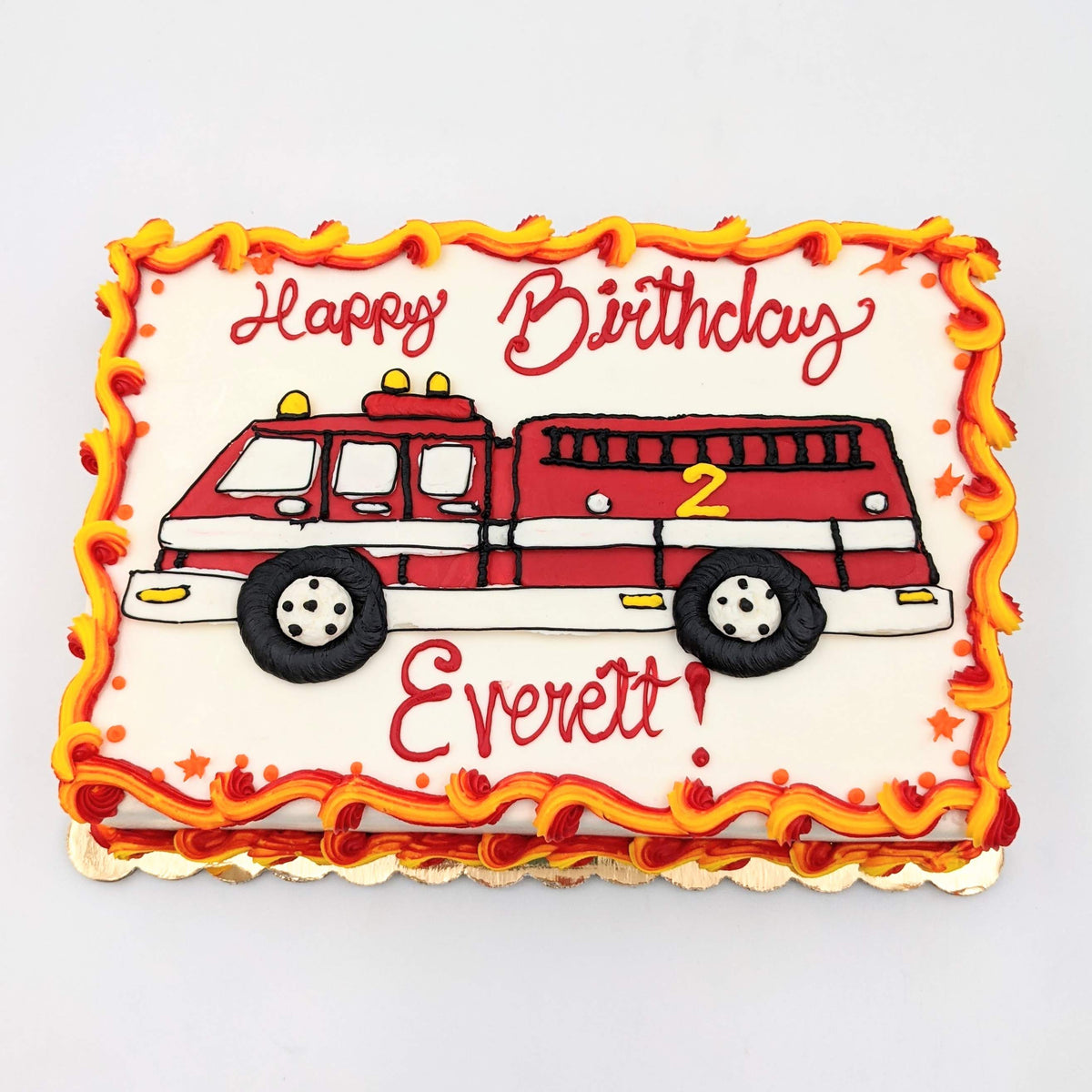 Fire Truck Drawing – Deerfields Bakery