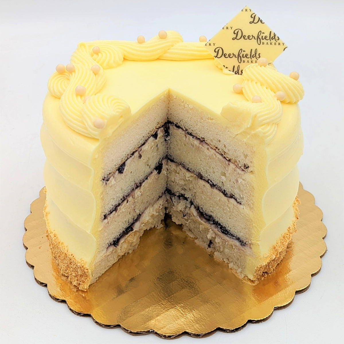 Blueberry Lemon Cheese Cake – Deerfields Bakery