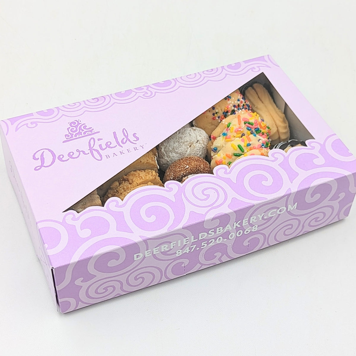 1lb Assorted Butter Cookies Local Deerfield's Bakery Butter Cookies – Deerfields Bakery