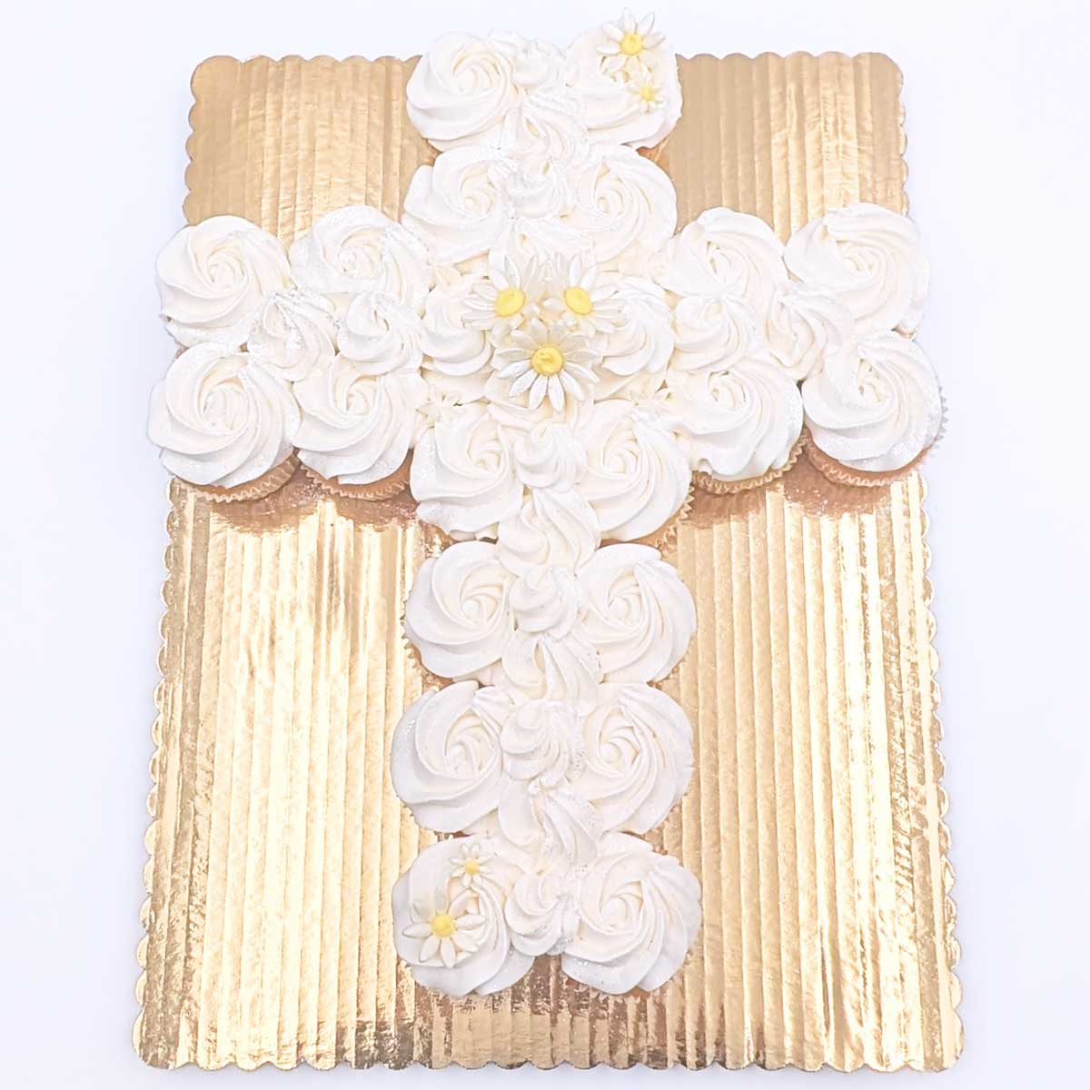 Cross Cupcake Cake – Deerfields Bakery