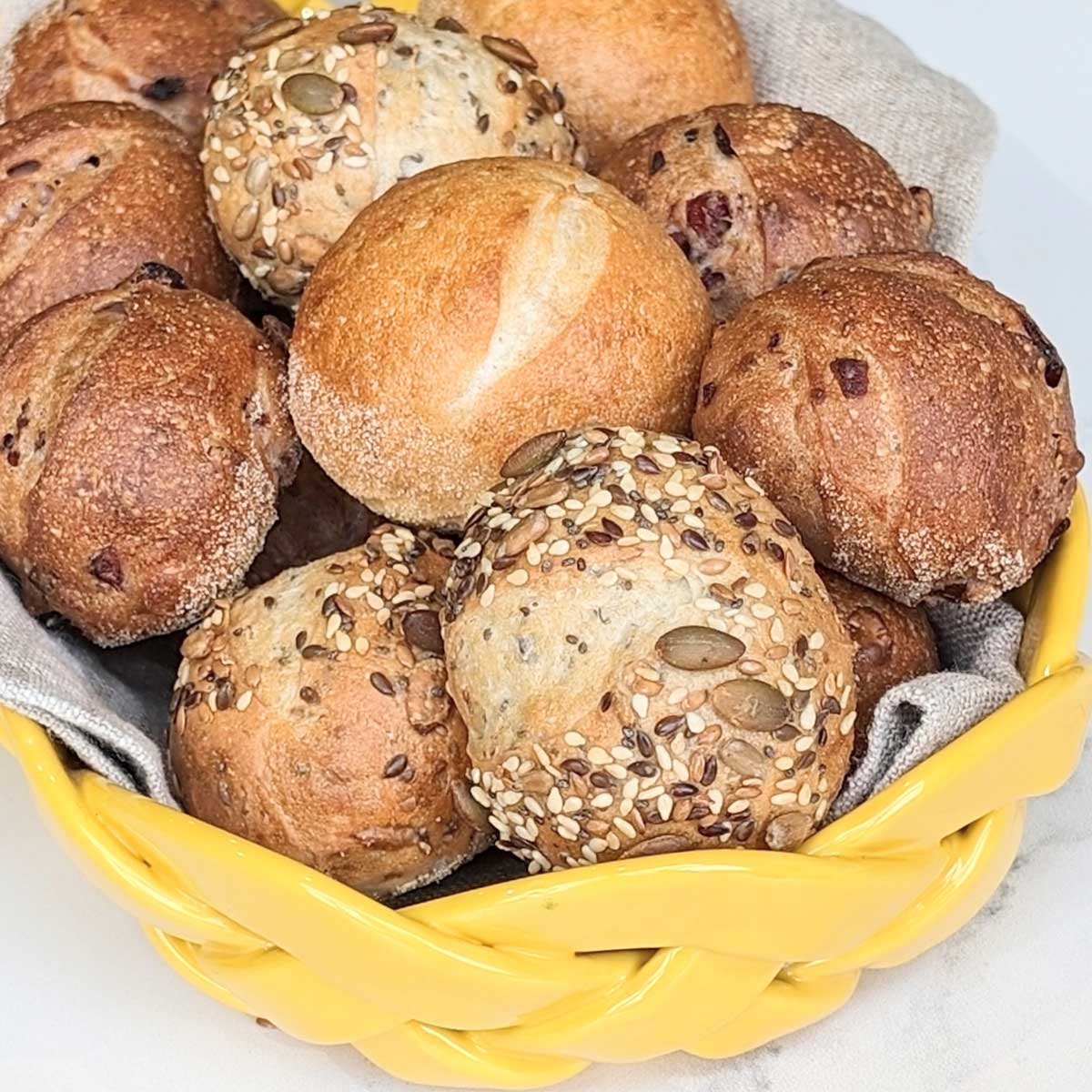 Assorted Artisan Dinner Rolls - 12 Pack – Deerfields Bakery