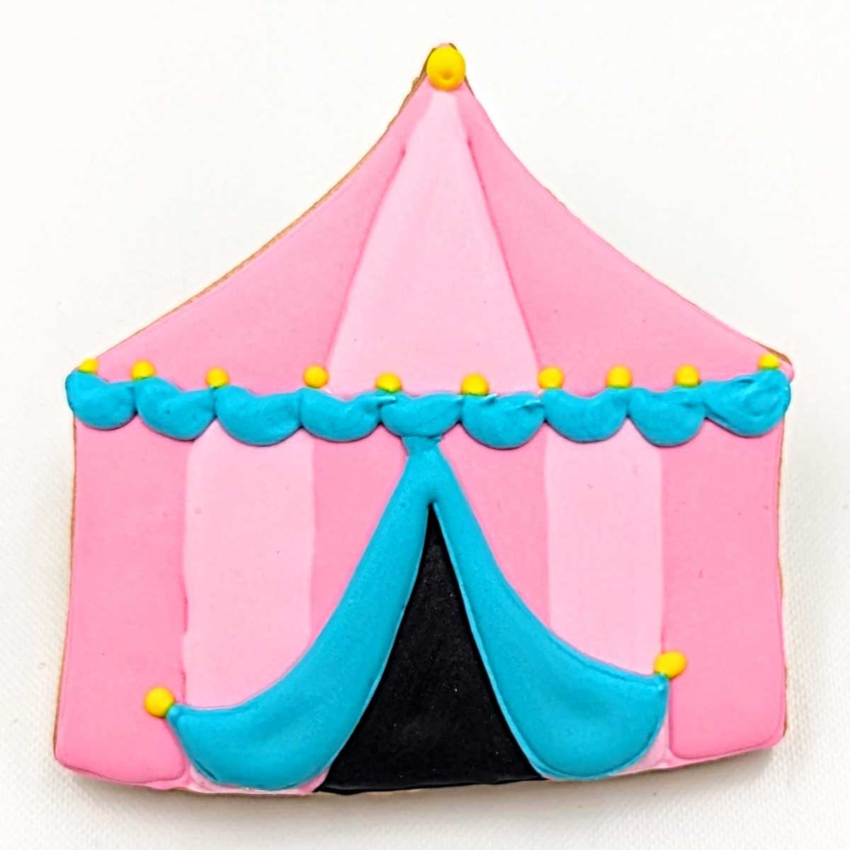 Circus Tent Cookie - Pink – Deerfields Bakery
