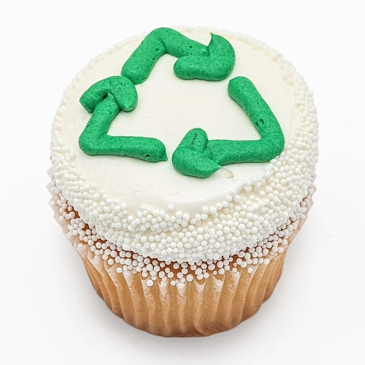 Recycle Logo Medium Cupcake – Deerfields Bakery