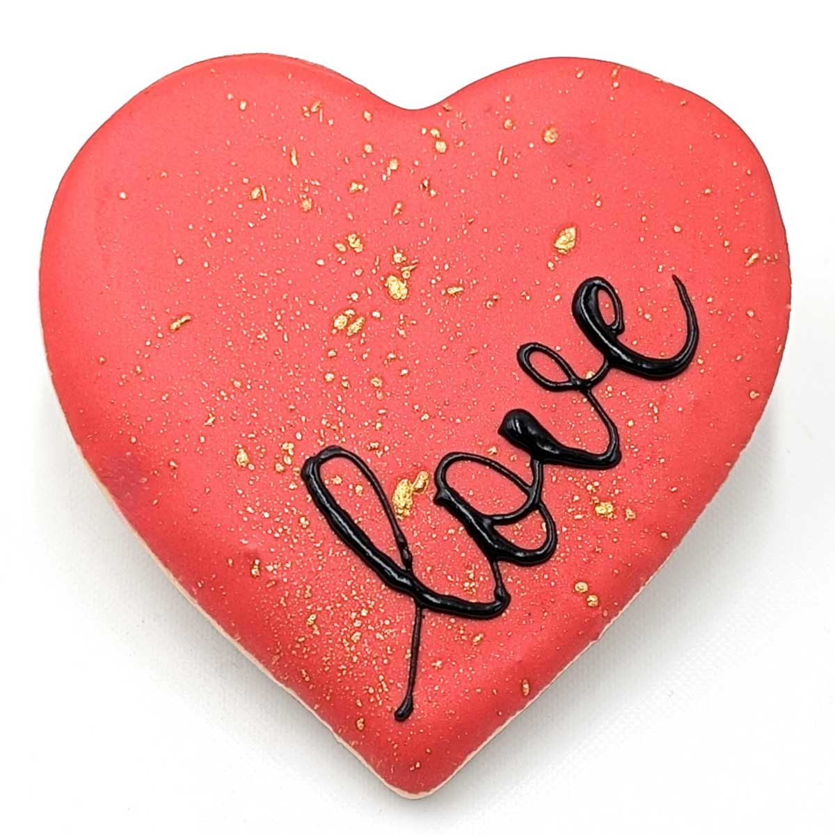 Heart - Red Script – Deerfields Bakery