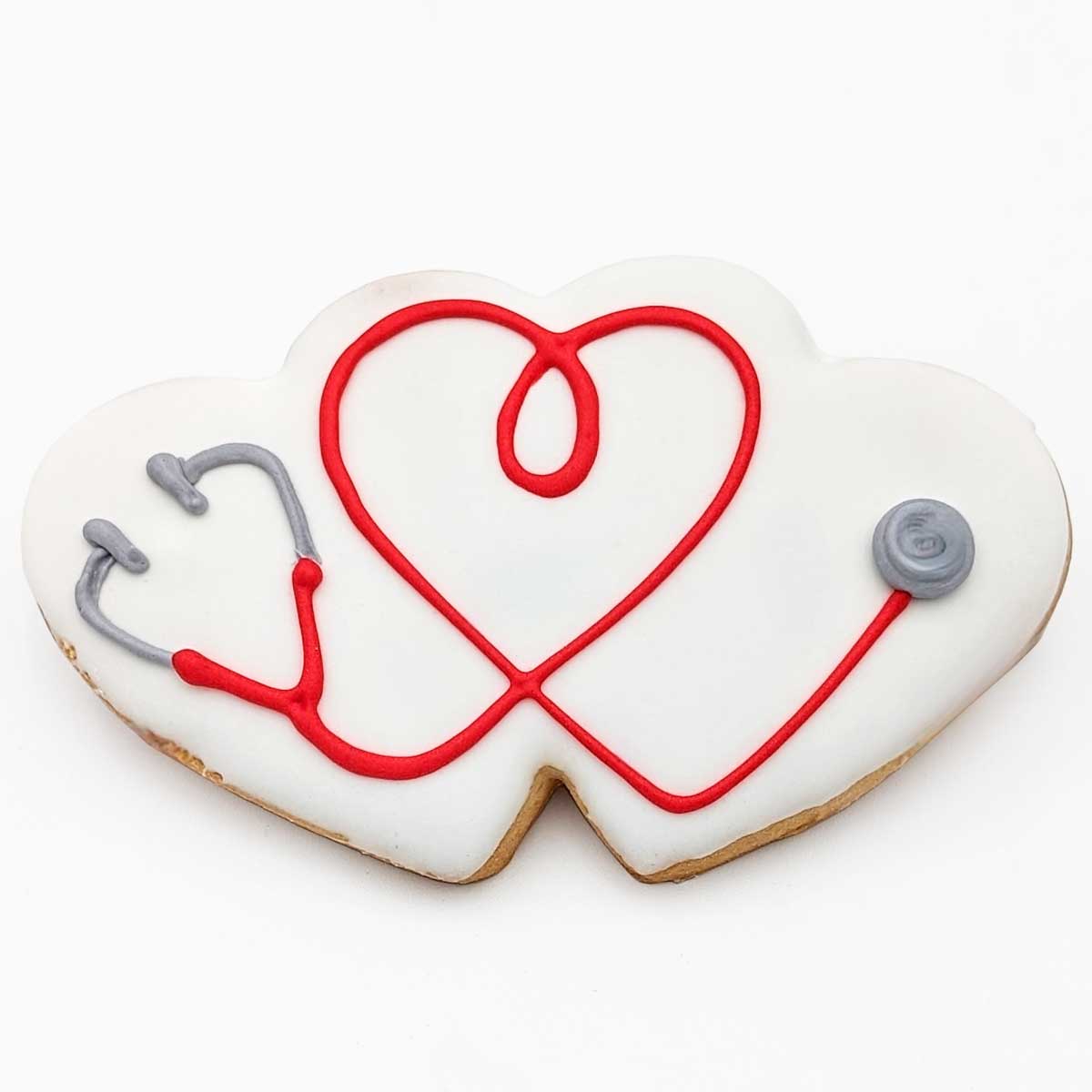 Stethoscope Heart Cookie – Deerfields Bakery