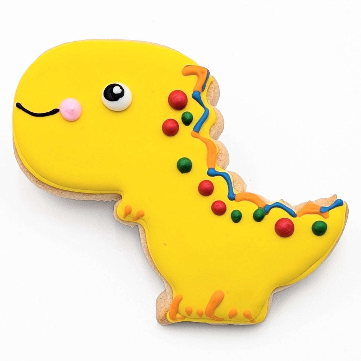 Yellow T-Rex Cookie – Deerfields Bakery