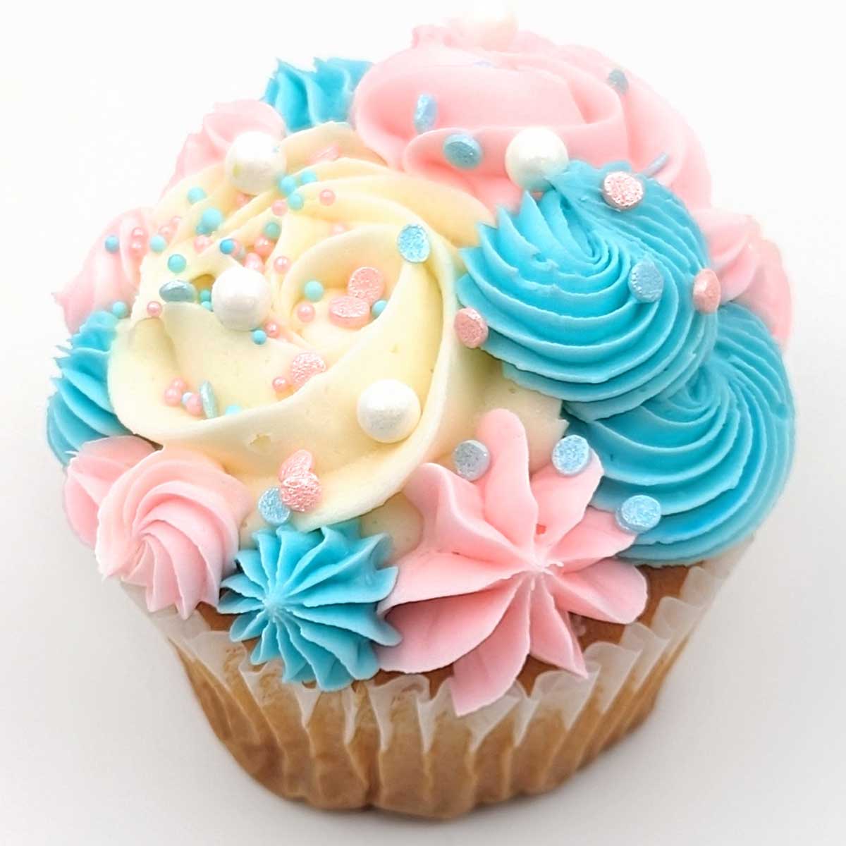 Large Cupcake: Fancy Baby Shower – Deerfields Bakery