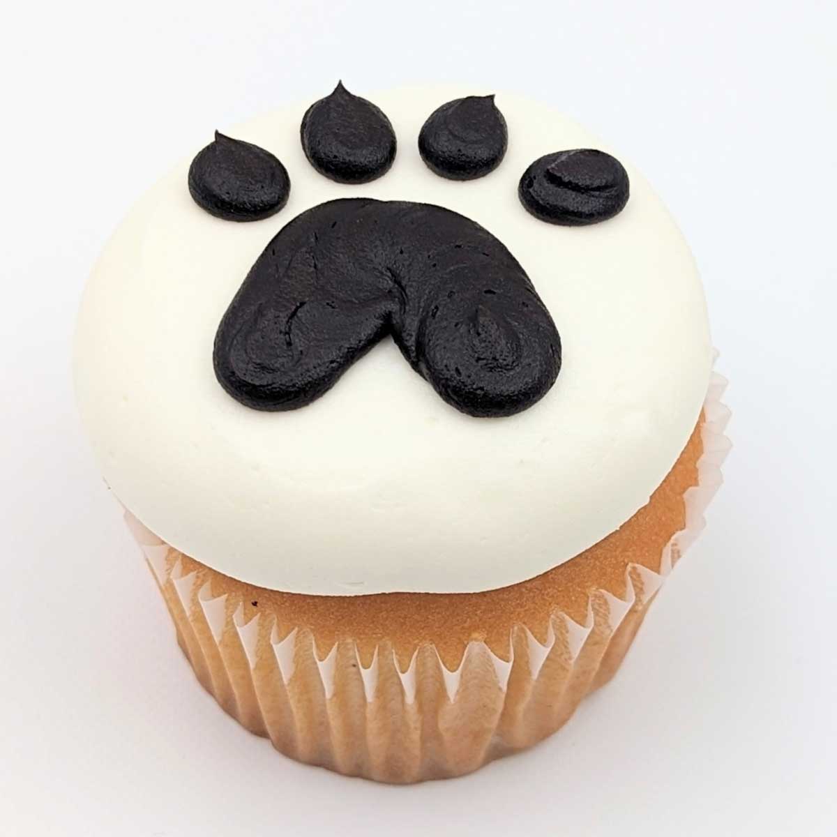 Paw Print Medium Cupcake – Deerfields Bakery