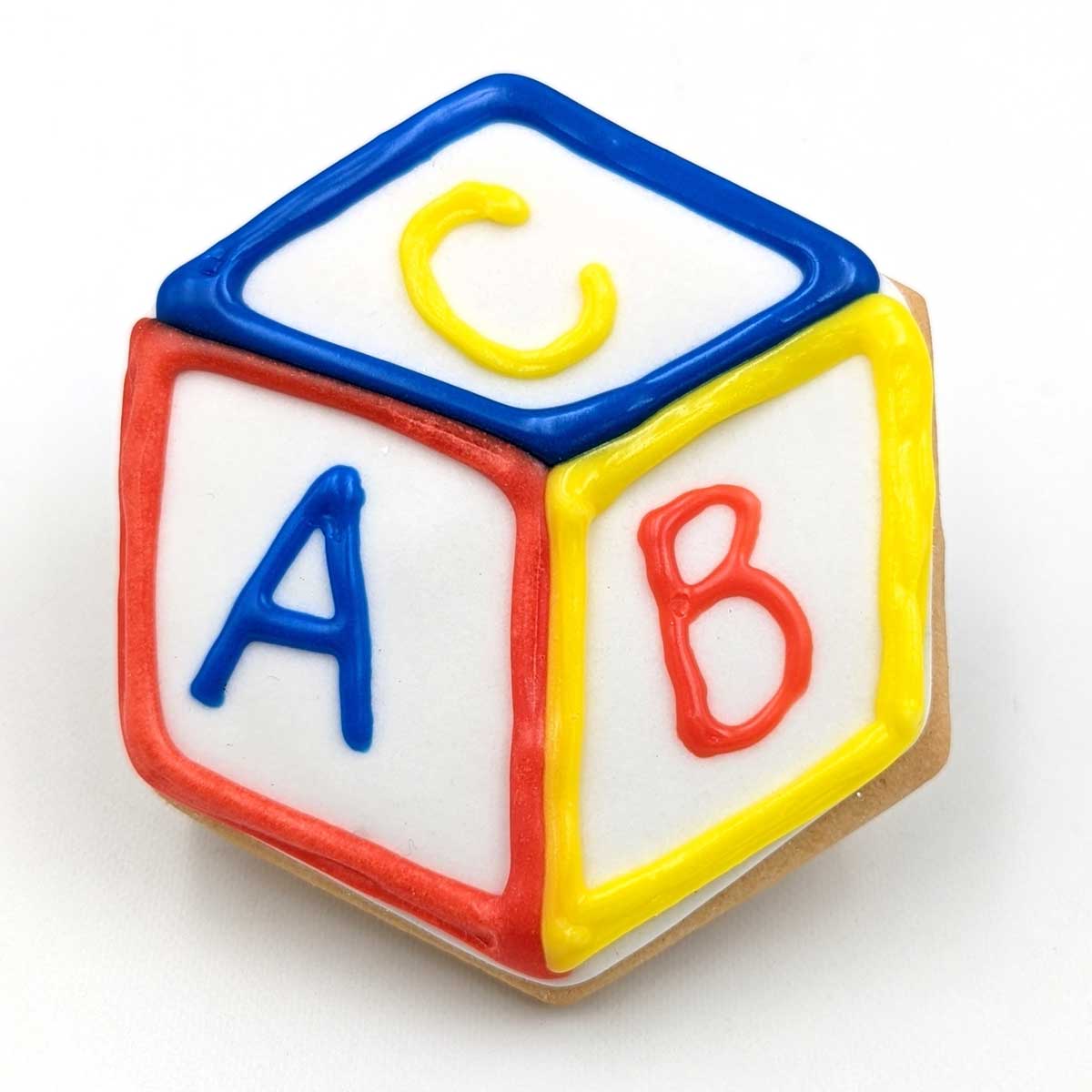 Baby Block Cookie Local Deerfield's Bakery – Deerfields Bakery