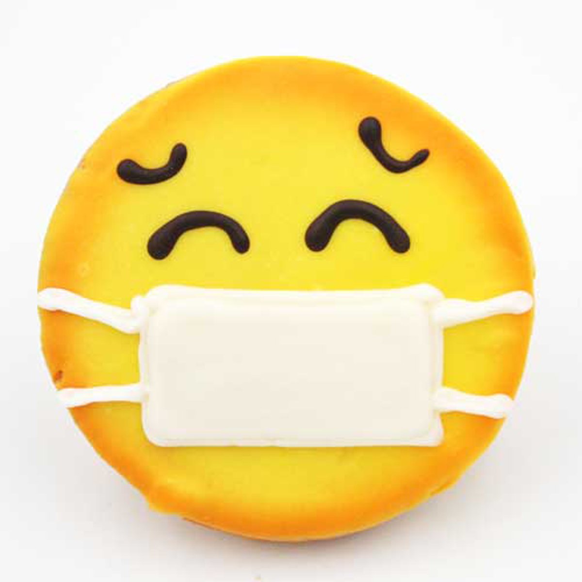 Face Mask Emoji Cookie Local Deerfield's Bakery 1st Responder ...