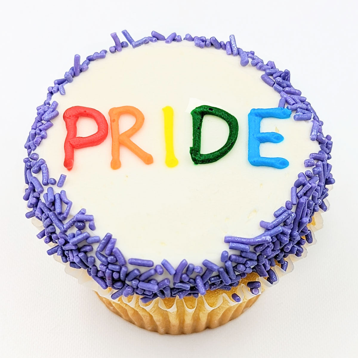 Large Cupcake: Pride – Deerfields Bakery