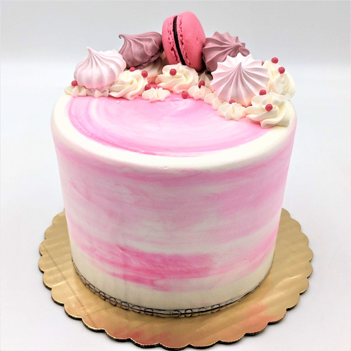 White Chocolate Raspberry 6 inch Local Deerfield's Bakery Valentine's Day Cakes – Deerfields Bakery