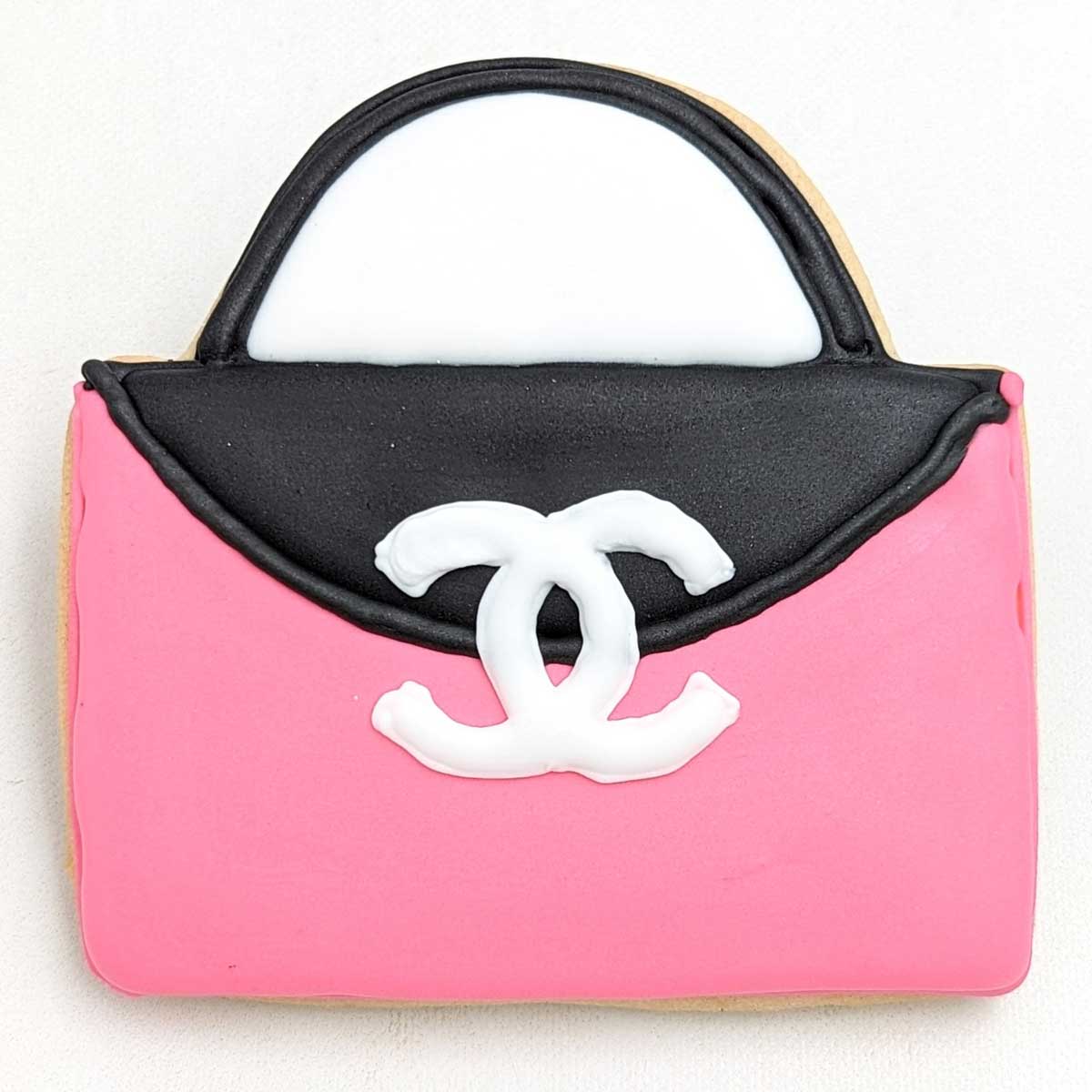 Pink Chanel Purse Cookie – Deerfields Bakery