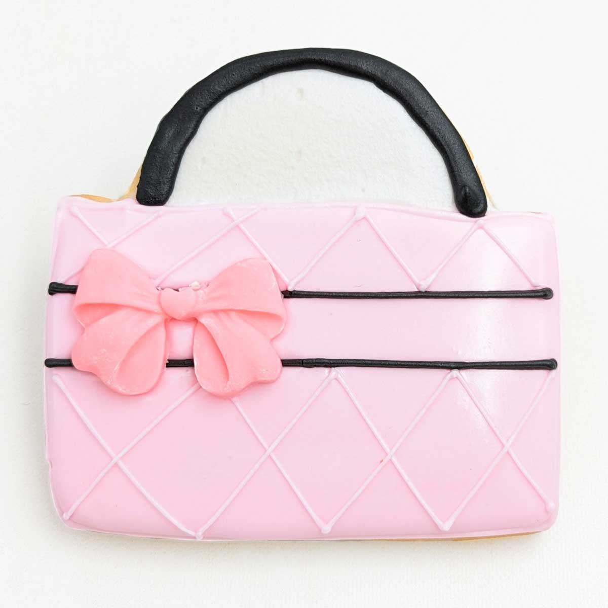 Pink Bow Purse Cookie – Deerfields Bakery